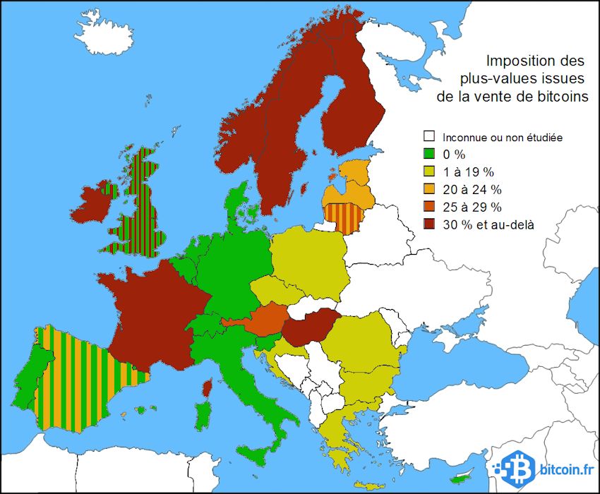 Tour d’Europe de la fiscalité du bitcoin et des cryptomonnaies – Bitcoin.fr