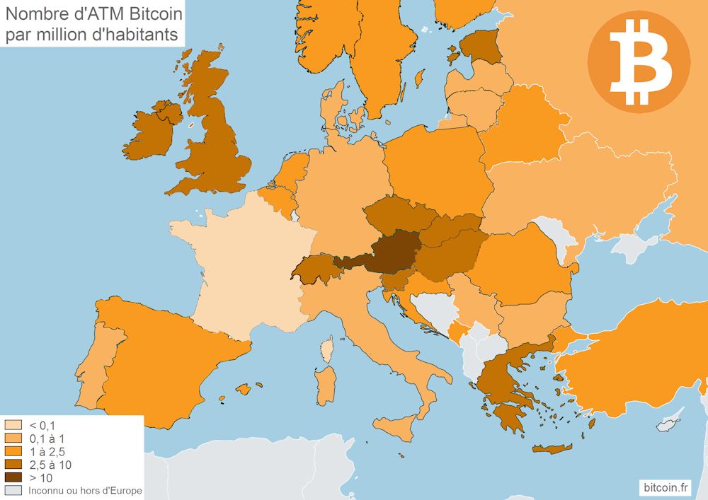 Pourquoi y a-t-il si peu d'ATM Bitcoin en France ? - bitcoin.fr
