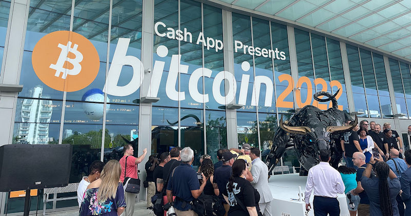 Début de la conférence Bitcoin Miami 2022 - bitcoin.fr