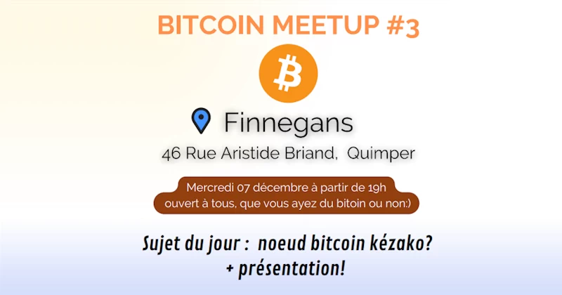 Bitcoin meetup à Quimper - bitcoin.fr