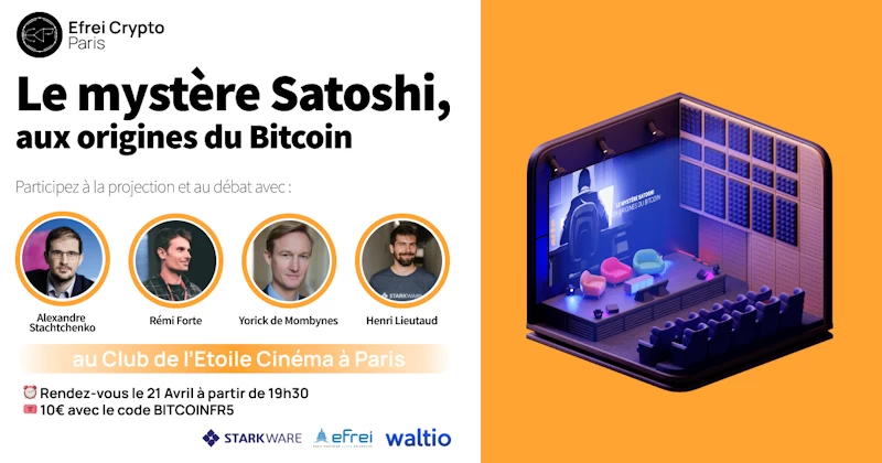 Ciné-débat : Le mystère de Satoshi, aux origines du bitcoin - bitcoin.fr